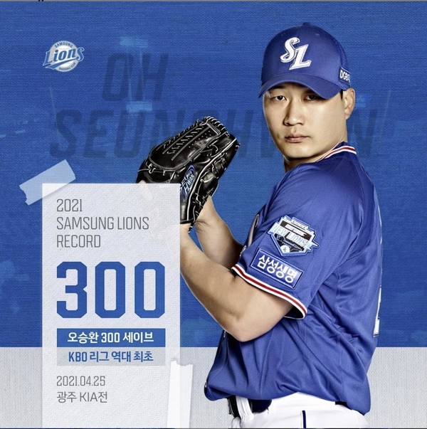 呉昇桓が300セーブ KBOリーグで初の達成