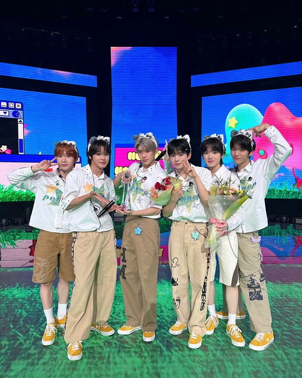 'poppop' NCT WISH, KBS '뮤직뱅크' 1위 차지