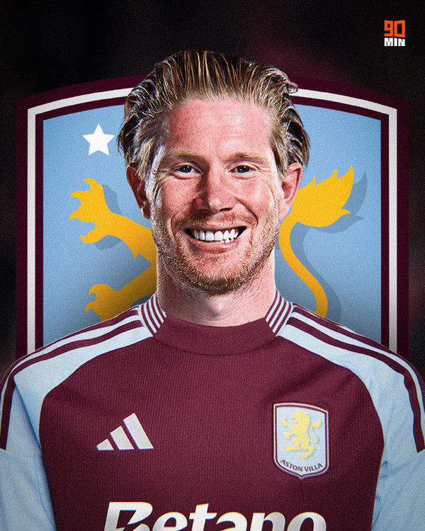 아스톤 빌라, 더브라위너 영입에 적극적